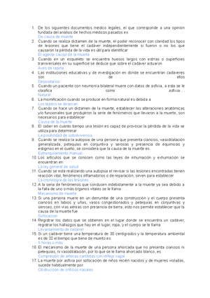 Formato del certificado de defuncion - Medicina Legal - Studocu