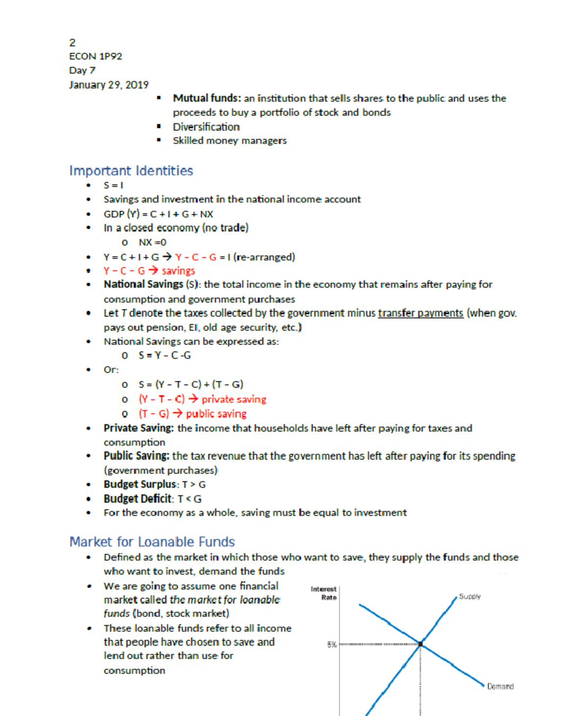 ECON203: Saving, Investment, and the Financial System Overview - Studocu