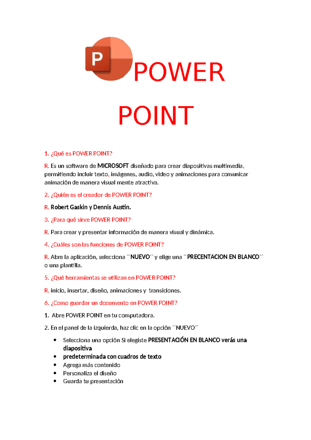 Guía de Uso de PowerPoint: Funciones y Herramientas - Studocu