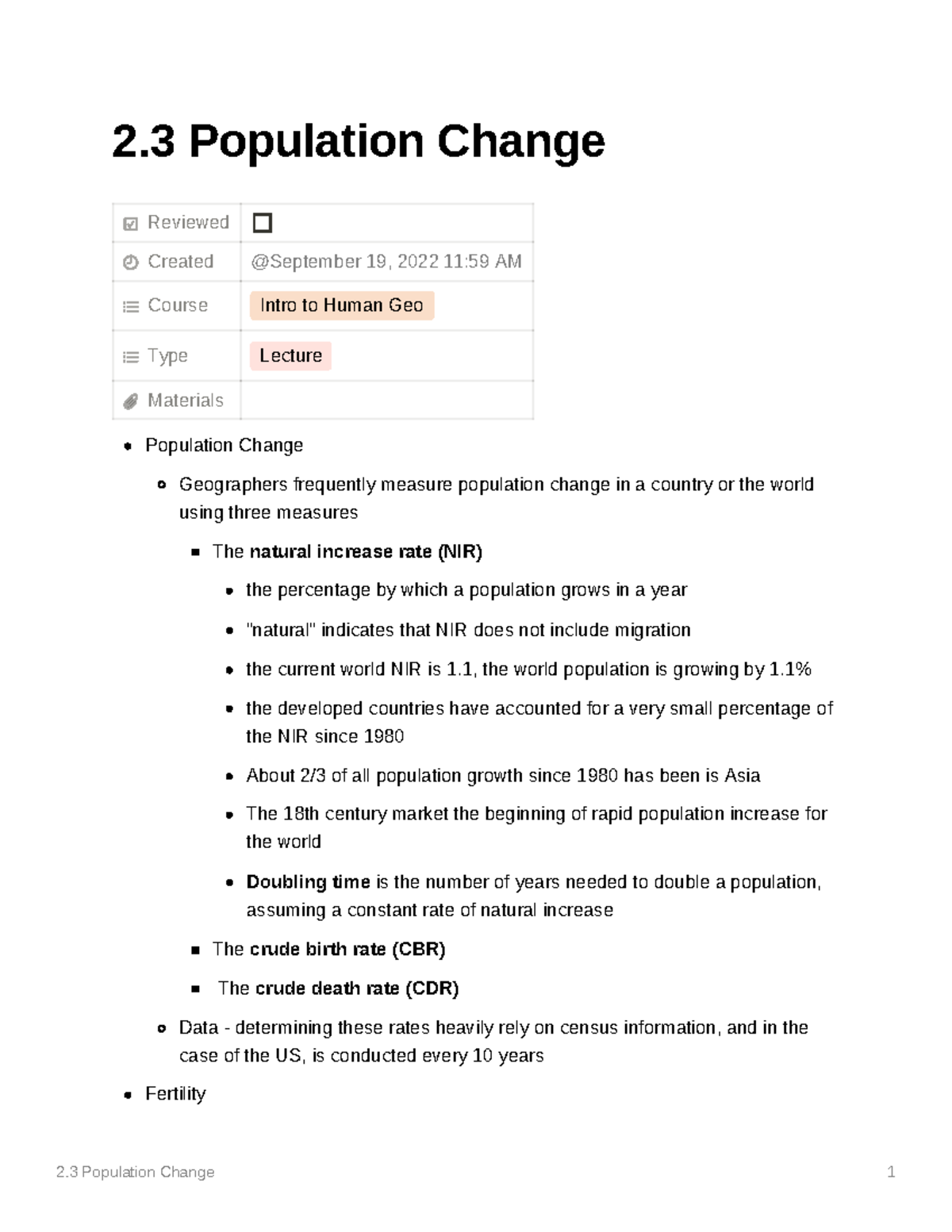 2 - Population Change - Studocu