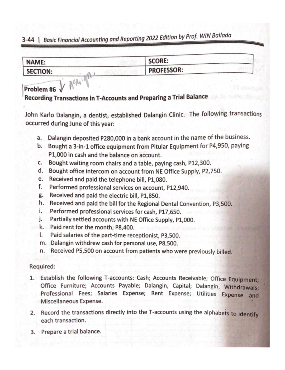 Basic Financial Accounting and Reporting 2022 Ed. – Prof. WIN Ballada ...