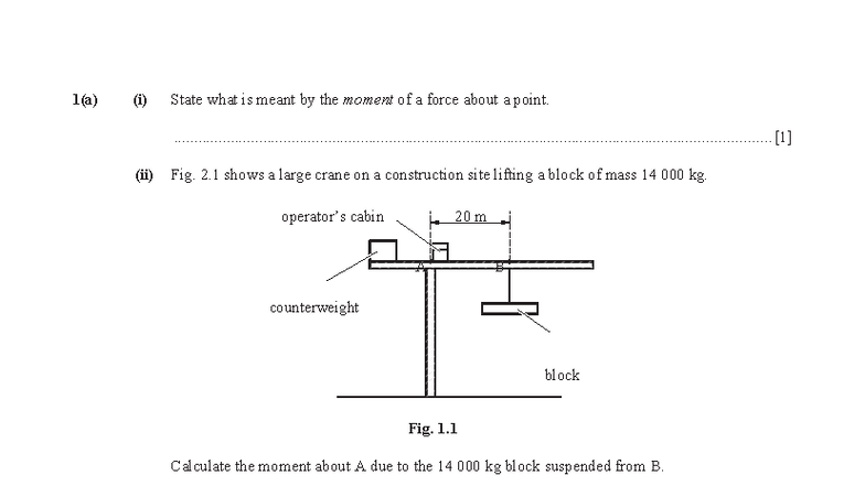 YEAR 11 Physics Questions - Moments, Scalars & Vectors - Studocu