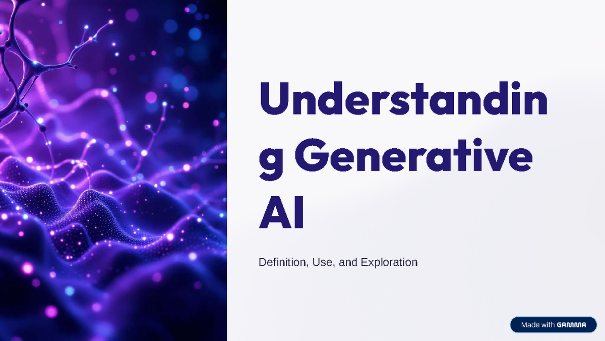 Understanding Generative AI: Definition, Uses, and Future Insights ...