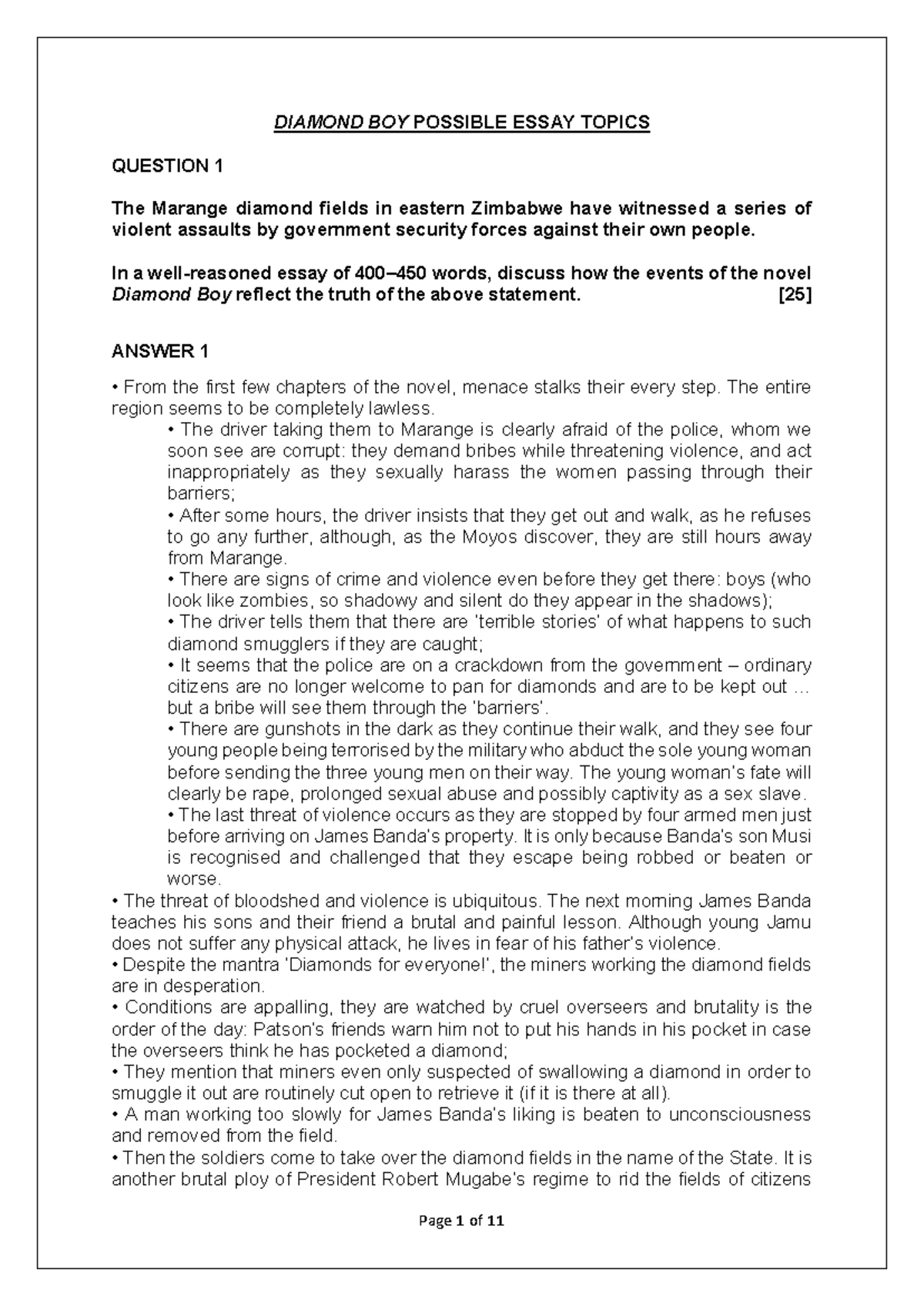 Gr 10 English HL Paper 2 Term 4 Exam - Comprehensive Guide - Studocu