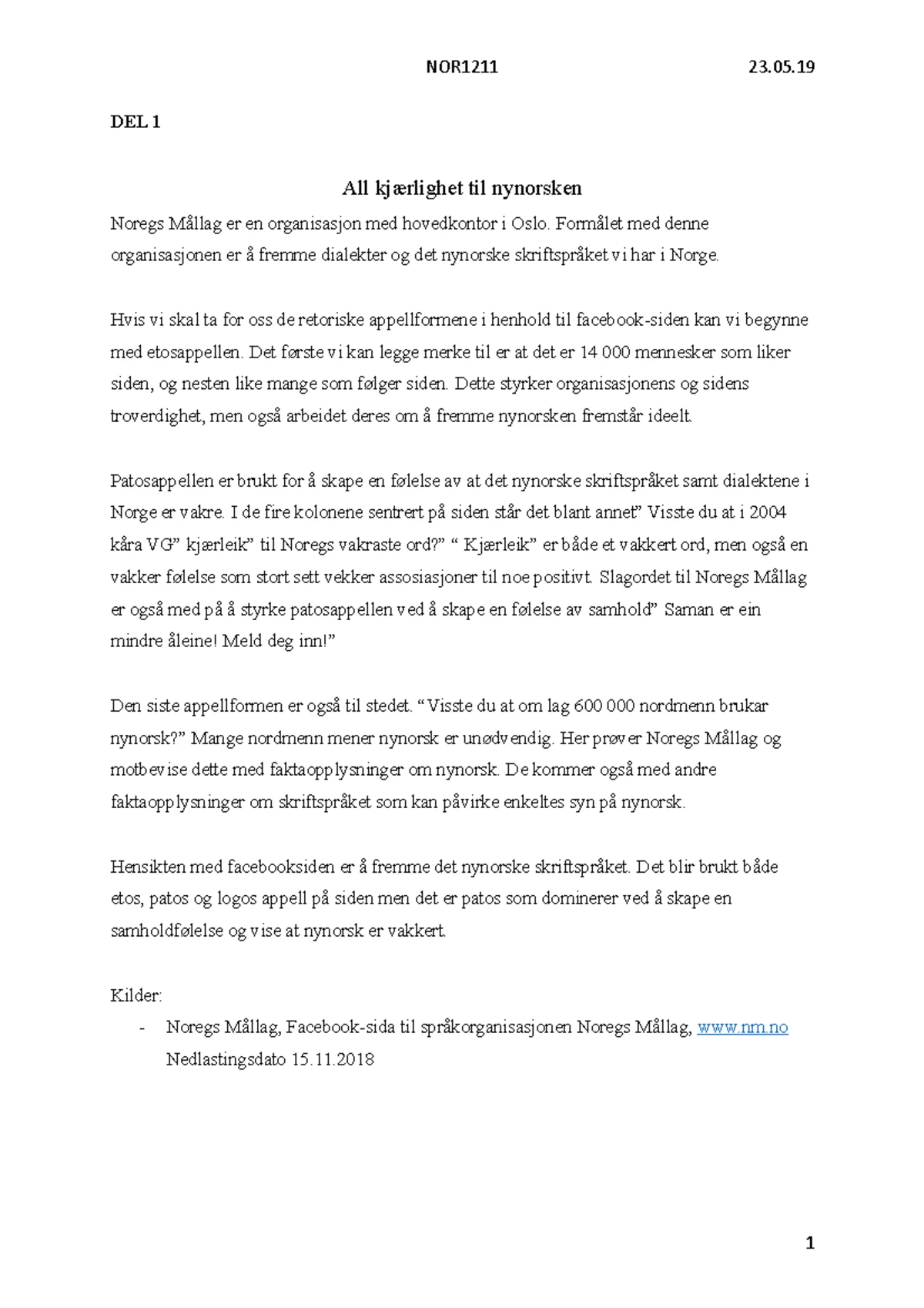 Skriverammer for eksamen: Maler og oppgavestruktur til hjelp - Studocu