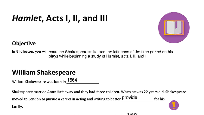 Hamlet Study Guide: Acts I, II, and III Analysis - Studocu