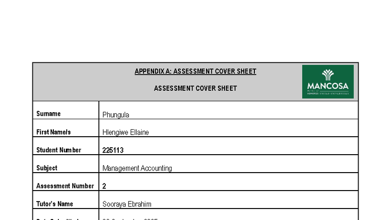 Management Accounting Assessment 2: FIFO & AVCO Methods Analysis - Studocu