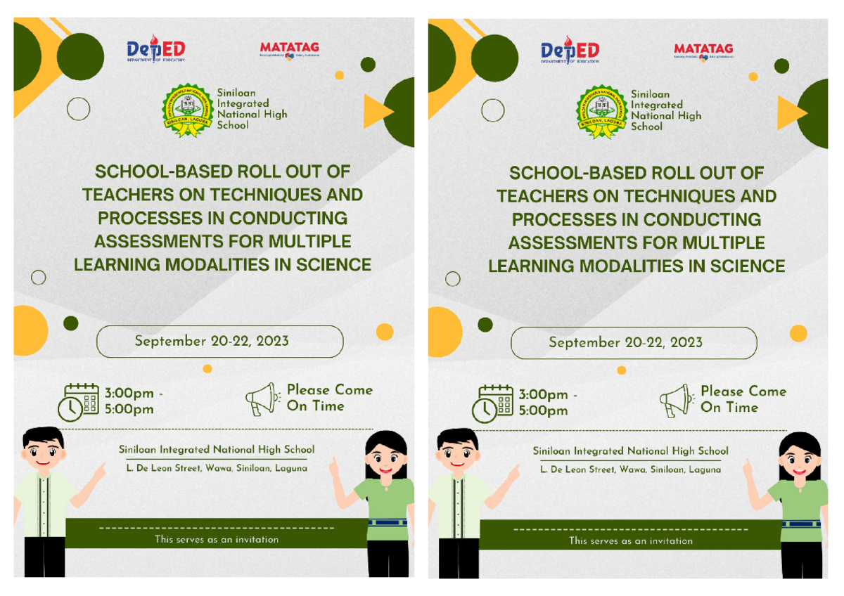 SLAC SOI PROG - Sample Invitation for Learning Action Cell Meeting ...