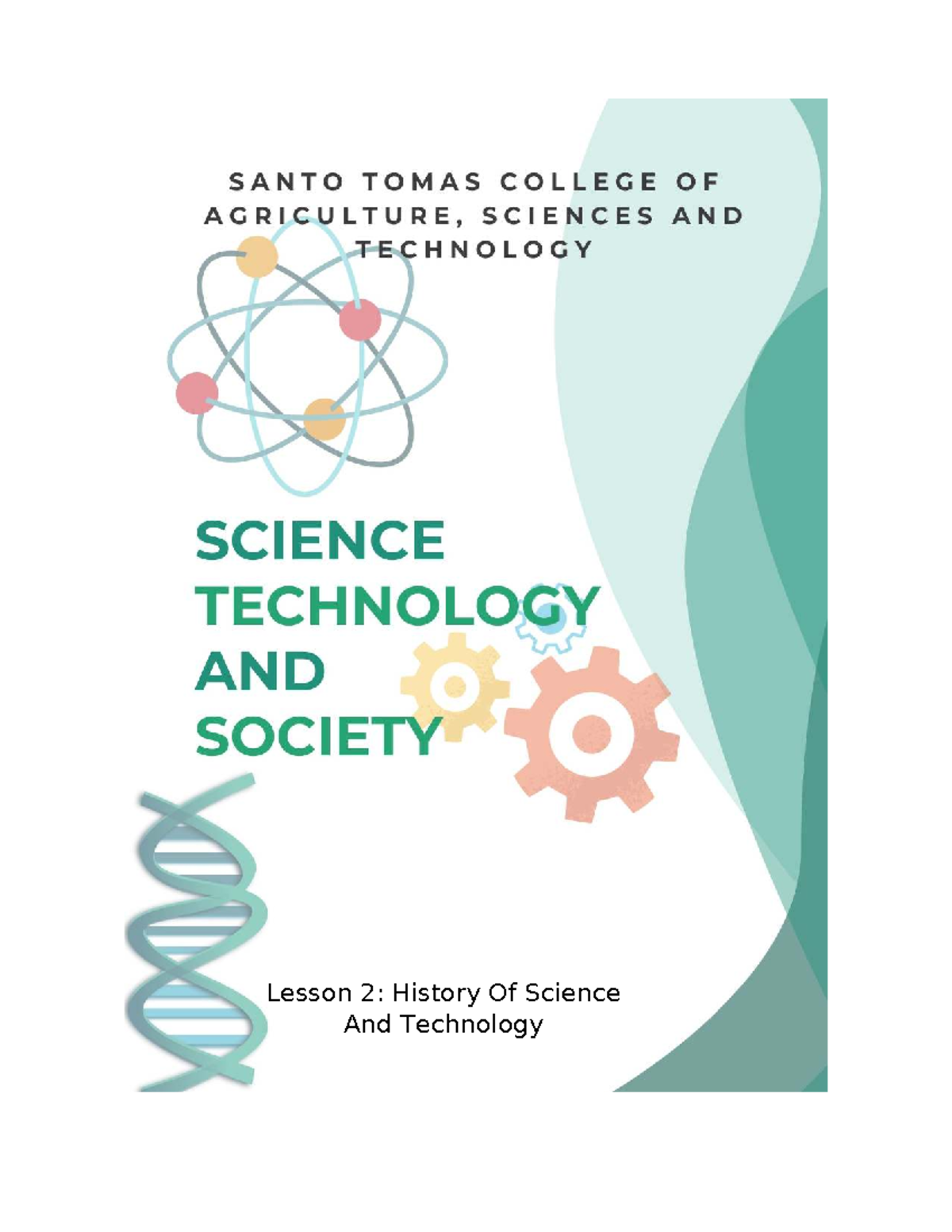 C1L2 Lesson 2: History of Science and Technology Overview - Studocu