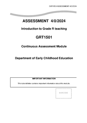[Solved] Explain how the layout of a Grade R classroom supports ...