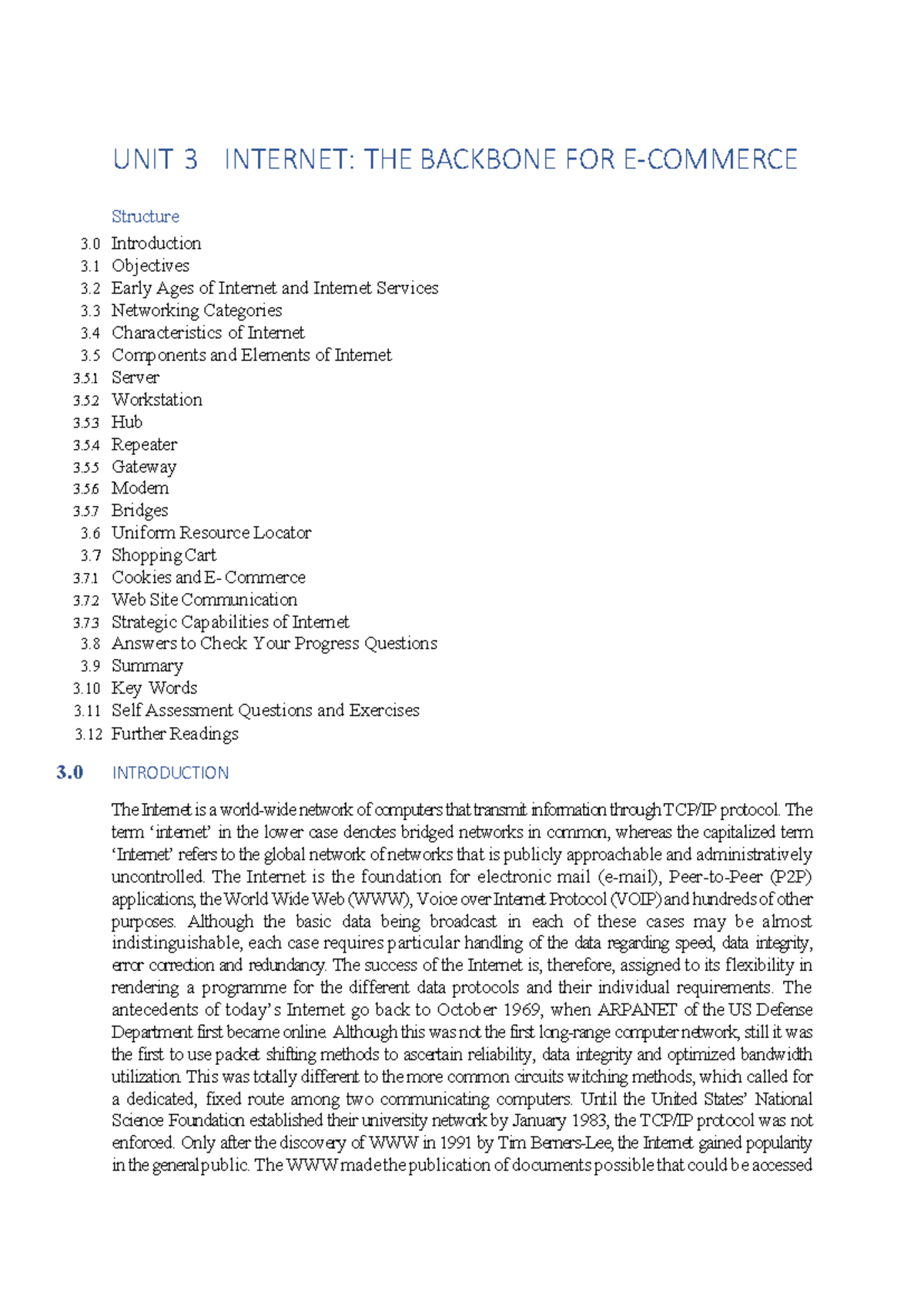 Unit III - E-commerce Lecture Notes (BTECH) - Studocu