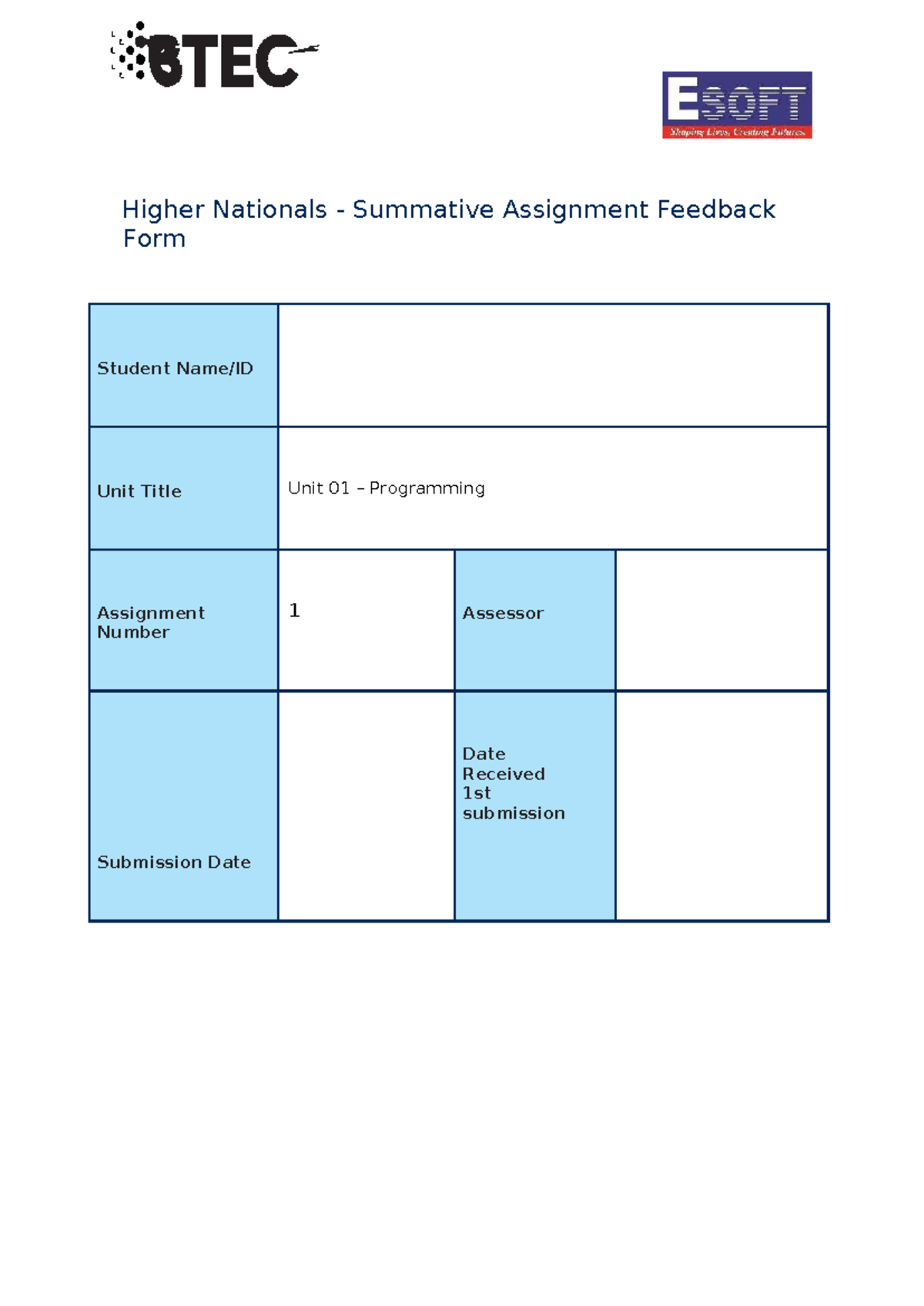 Unit 01 Programming Assignment 1: Training Fee Calculation System - Studocu