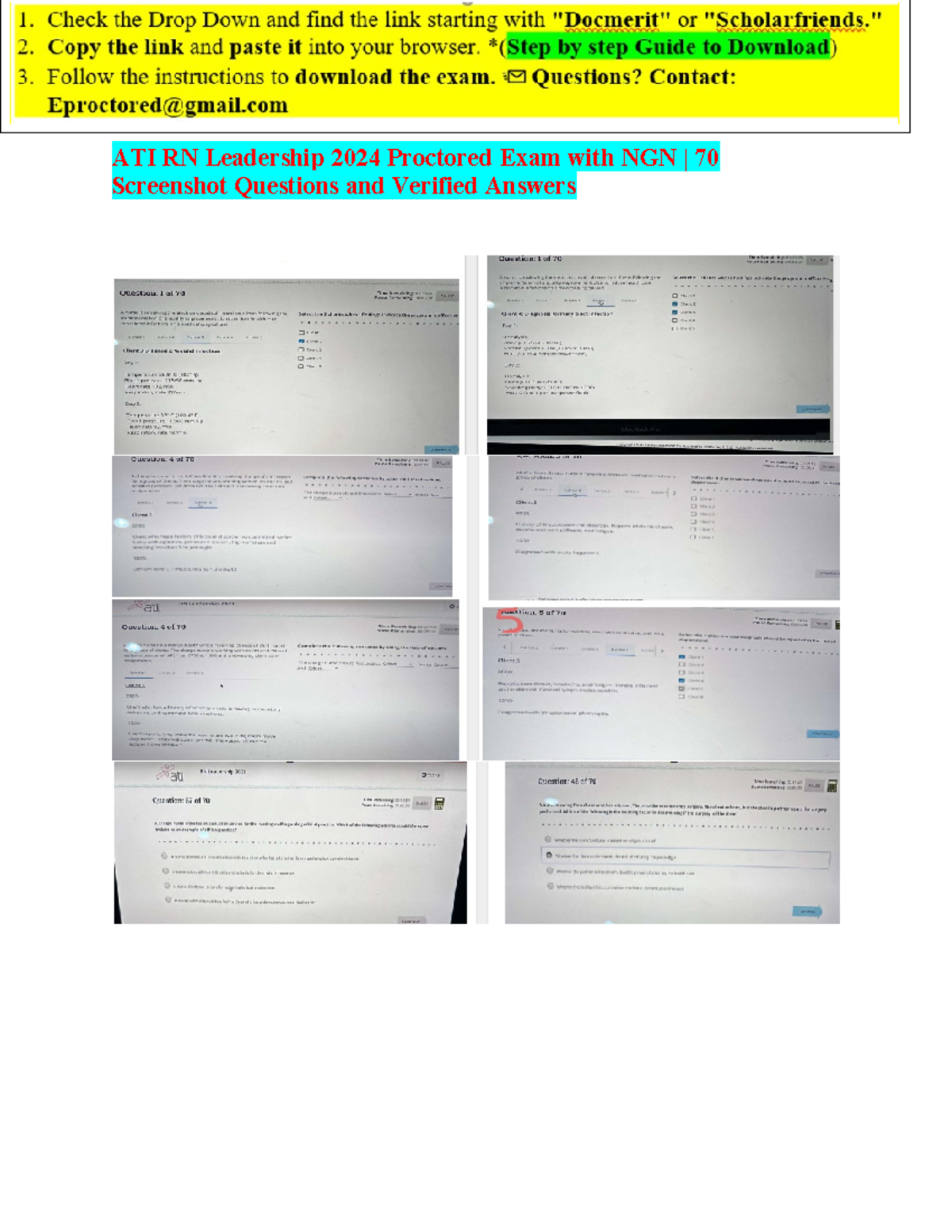 Unlock Leadership Success ATI RN 2025 – 70 Must-Know Questions ...