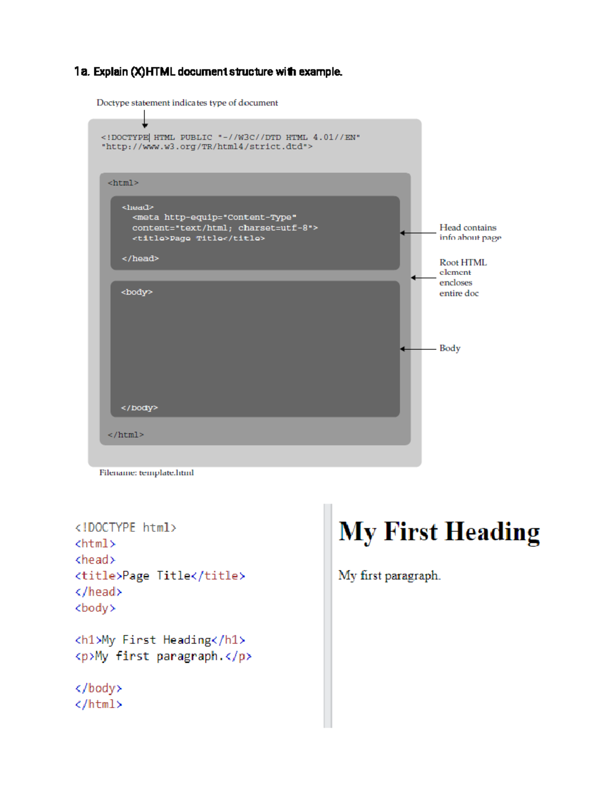 WP - Important Q&A and Solved Model QP for HTML5 Concepts - Studocu