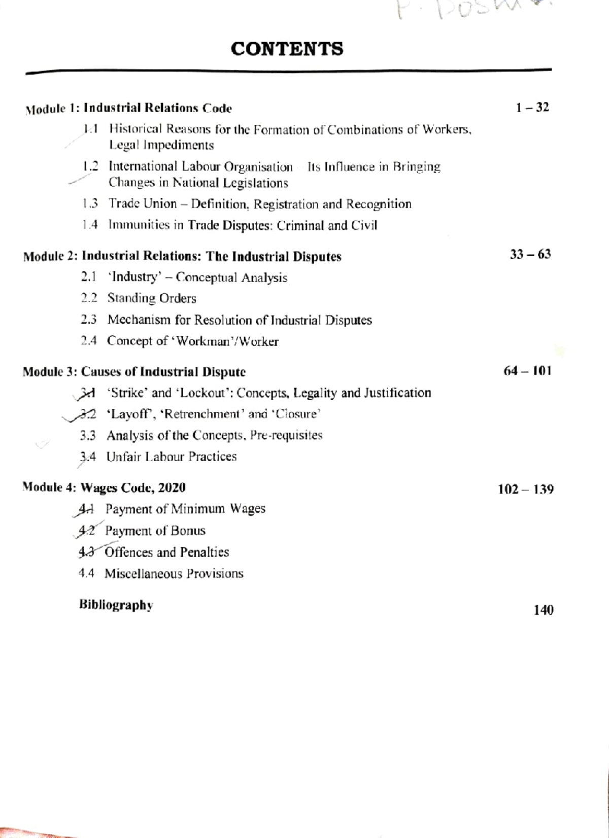 Labour law book - CONTENTS Module 1: Industrial Relations Code 1 32 1 ...