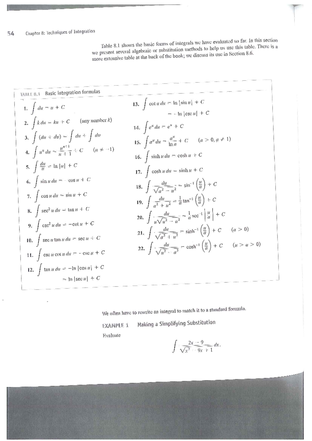 Chapter 8 Exercises - This is a Calculus 2 exercise - 54 Chapter 8 ...
