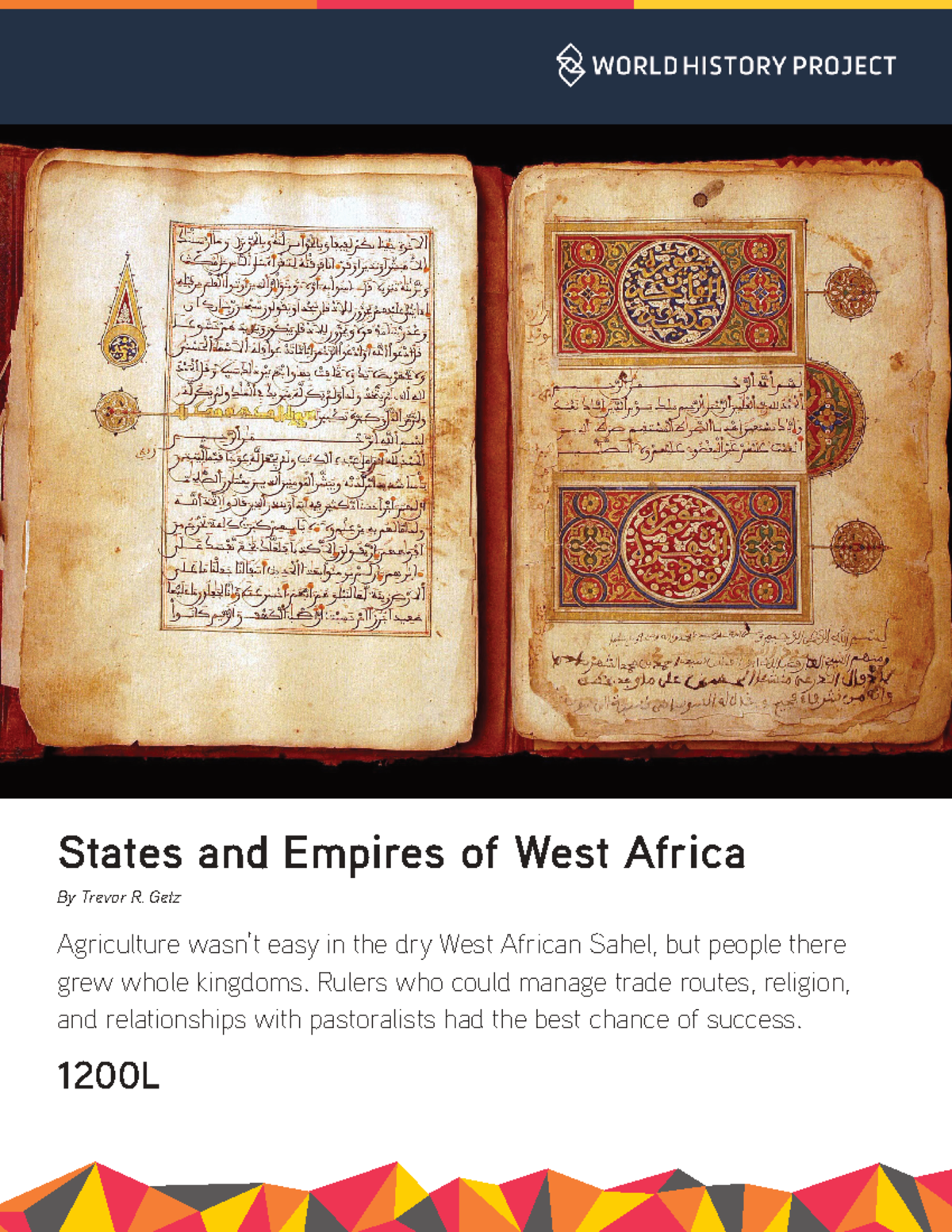 States and Empires of West Africa: Trade & Politics Overview - Studocu