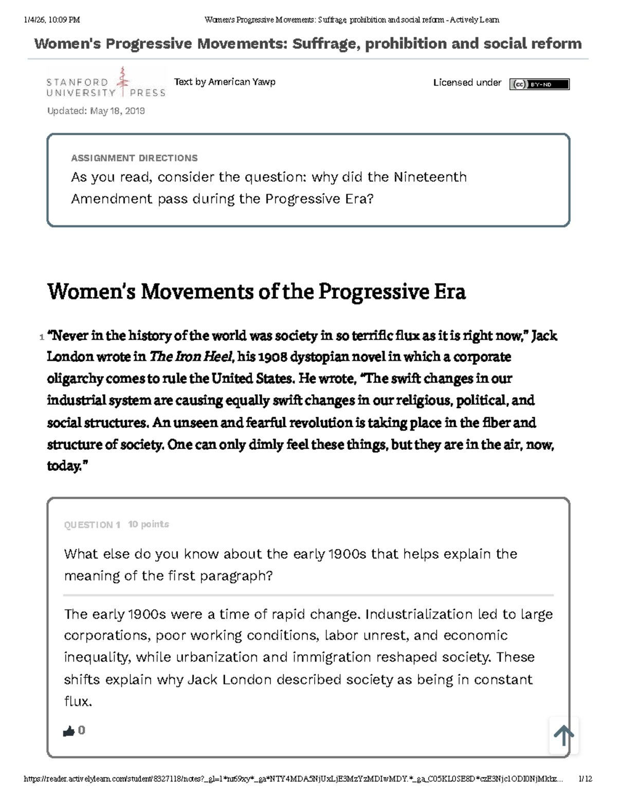 Women's Progressive Movements: Suffrage, Prohibition & Reform Efforts ...
