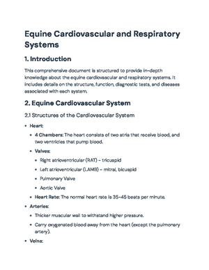 Equine Respiratory System: Diagnostic Tests and Disease Overview ...