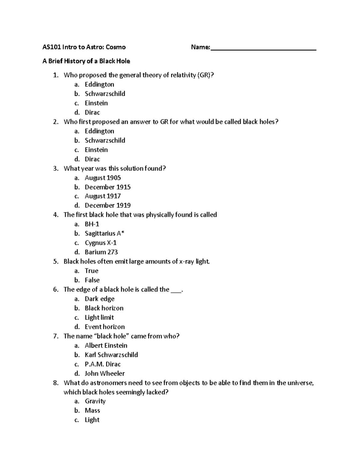 Types of Spectra Worksheet for Understanding Spectral Lines - Studocu