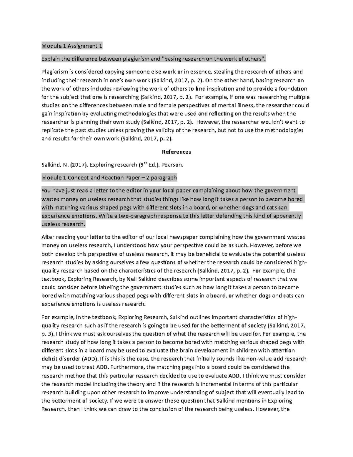 M1 Reaction & Discussion - Module 1 Assignment 1 Explain the difference ...