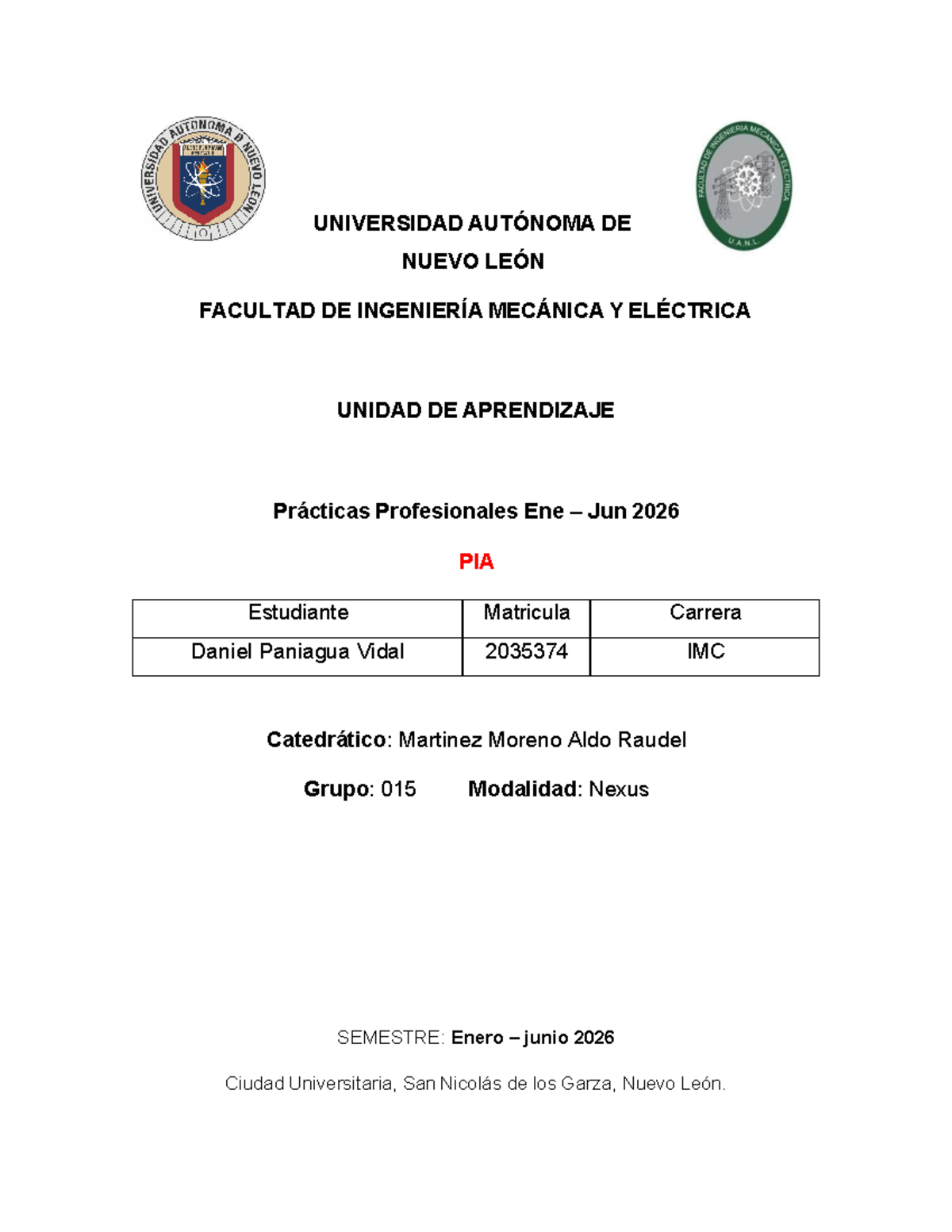 Propuesta de Mejora en Procesos de Manufactura - PIA 2035374 - Studocu