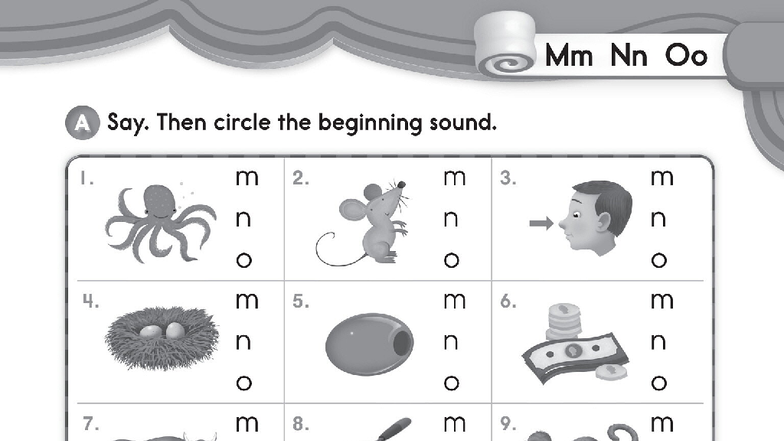 WS Alphabet M-N-O-P: Beginning Sounds Activity - Studocu