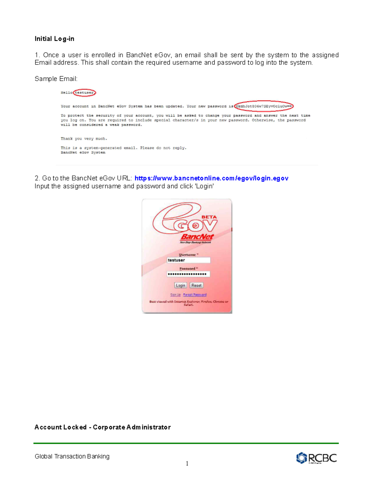 BancNet eGov Login Guide: Step-by-Step Instructions - Studocu
