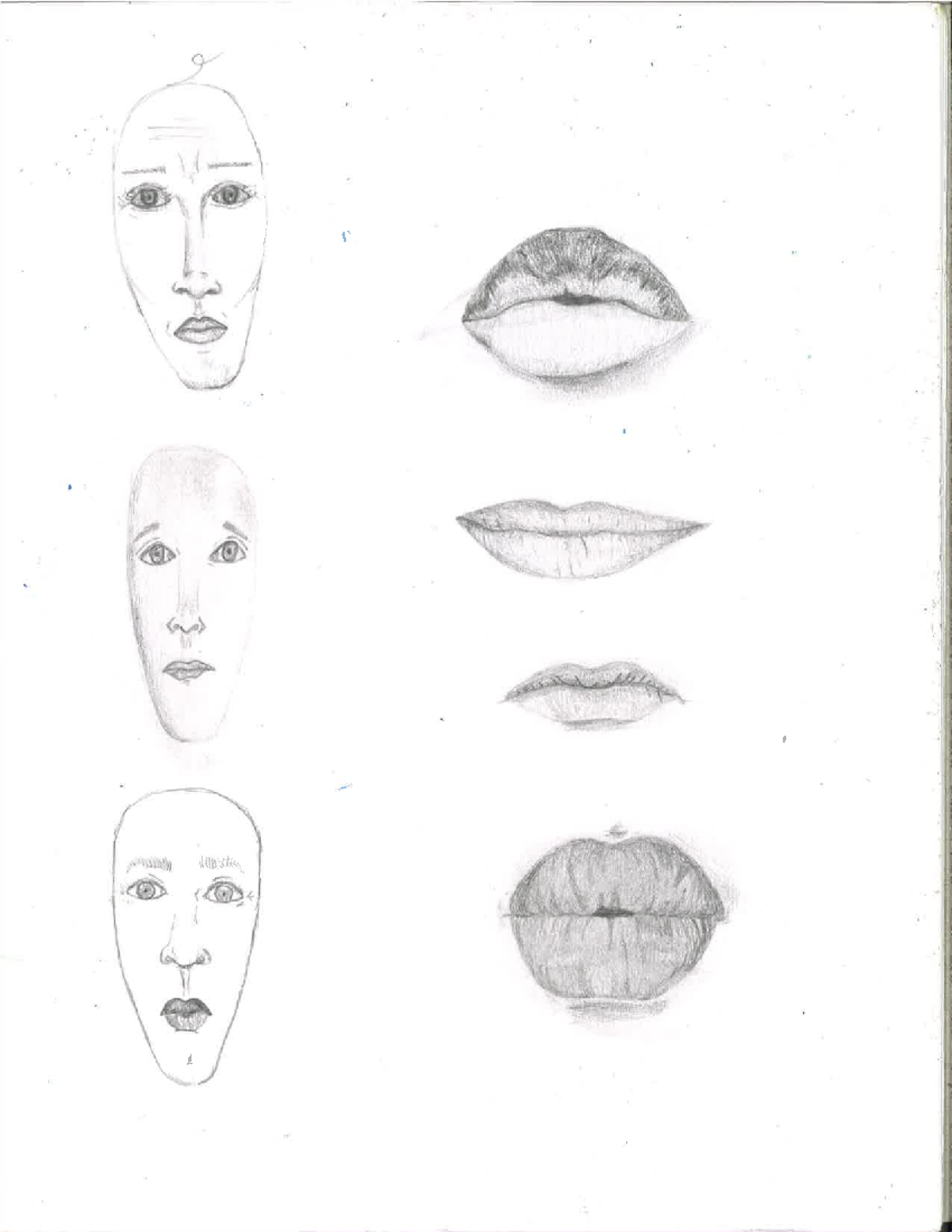 Piper lips faces - sketches - D S / D RC / - Studocu