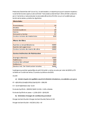 Conceptos Básicos de finanzas e interacción con ente económico - Conceptos Básicos de finanzas e ...