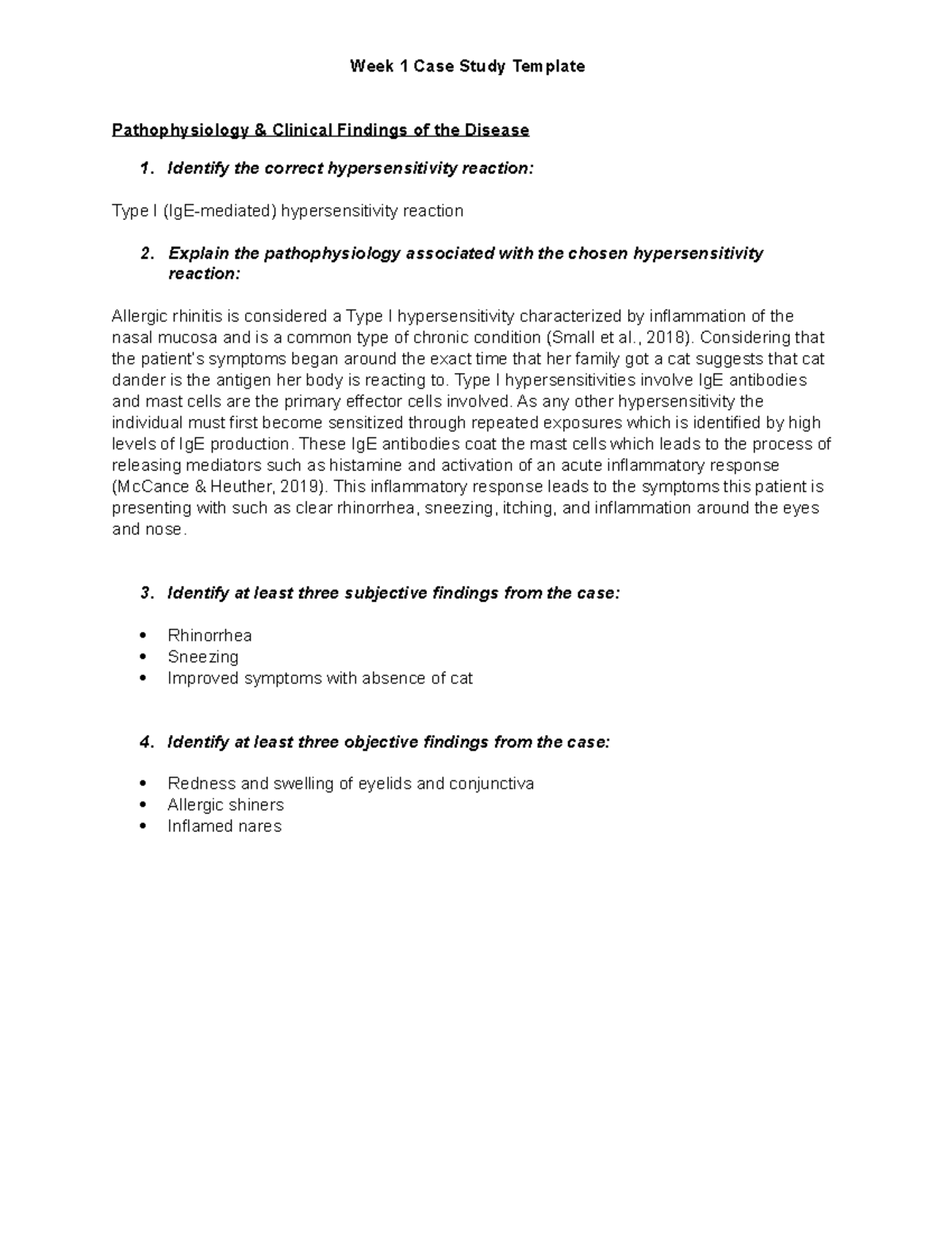 NP NR507 Week 1 Case Study Template - Week 1 Case Study Template ...