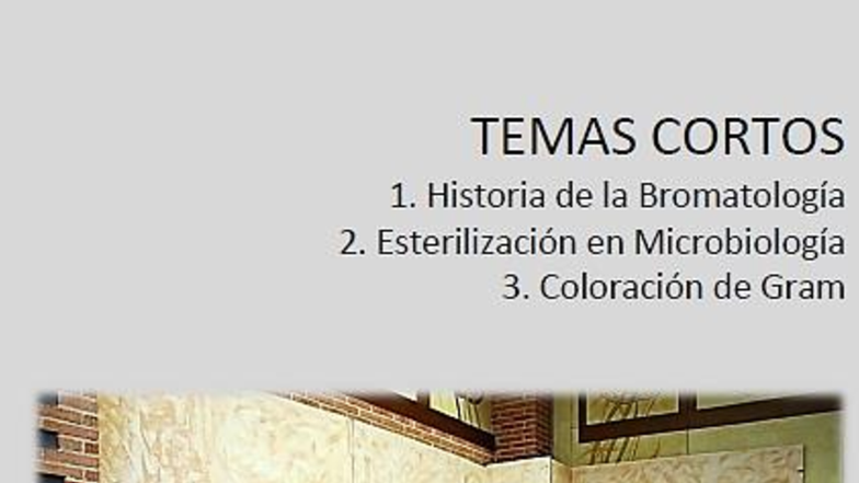 Temas Cortos - Lecturas de Apoyo en Higiene Alimentaria - Studocu