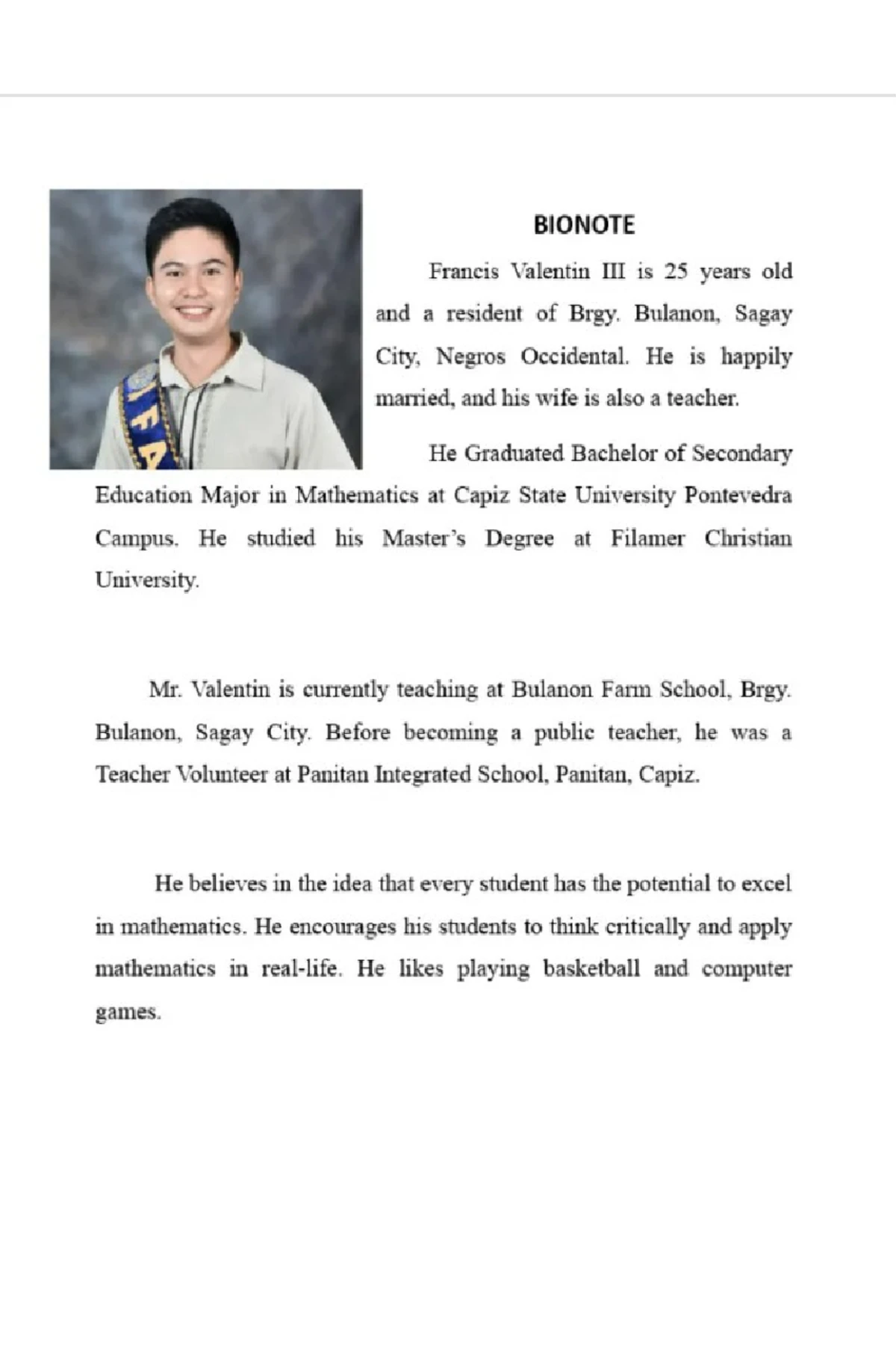 Brigada Eskwela Form 3 - Resource Mobilization Form - BE FORM 03 ...