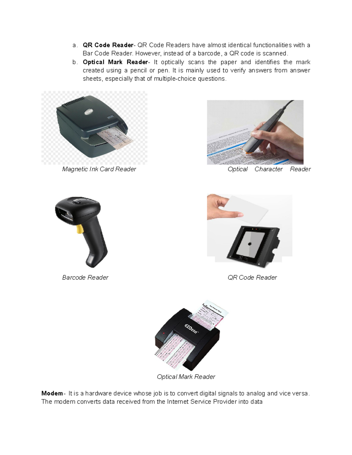 QR Code Reader - Reading material guidelines, techniques, and data ...