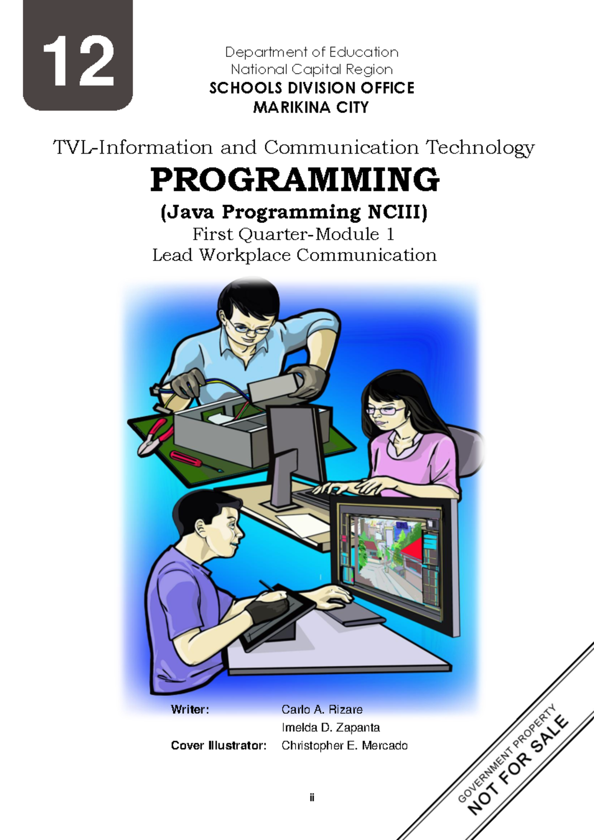 TVL-ICT Programming Grade-12 Q1 Module 1: Workplace Communication ...