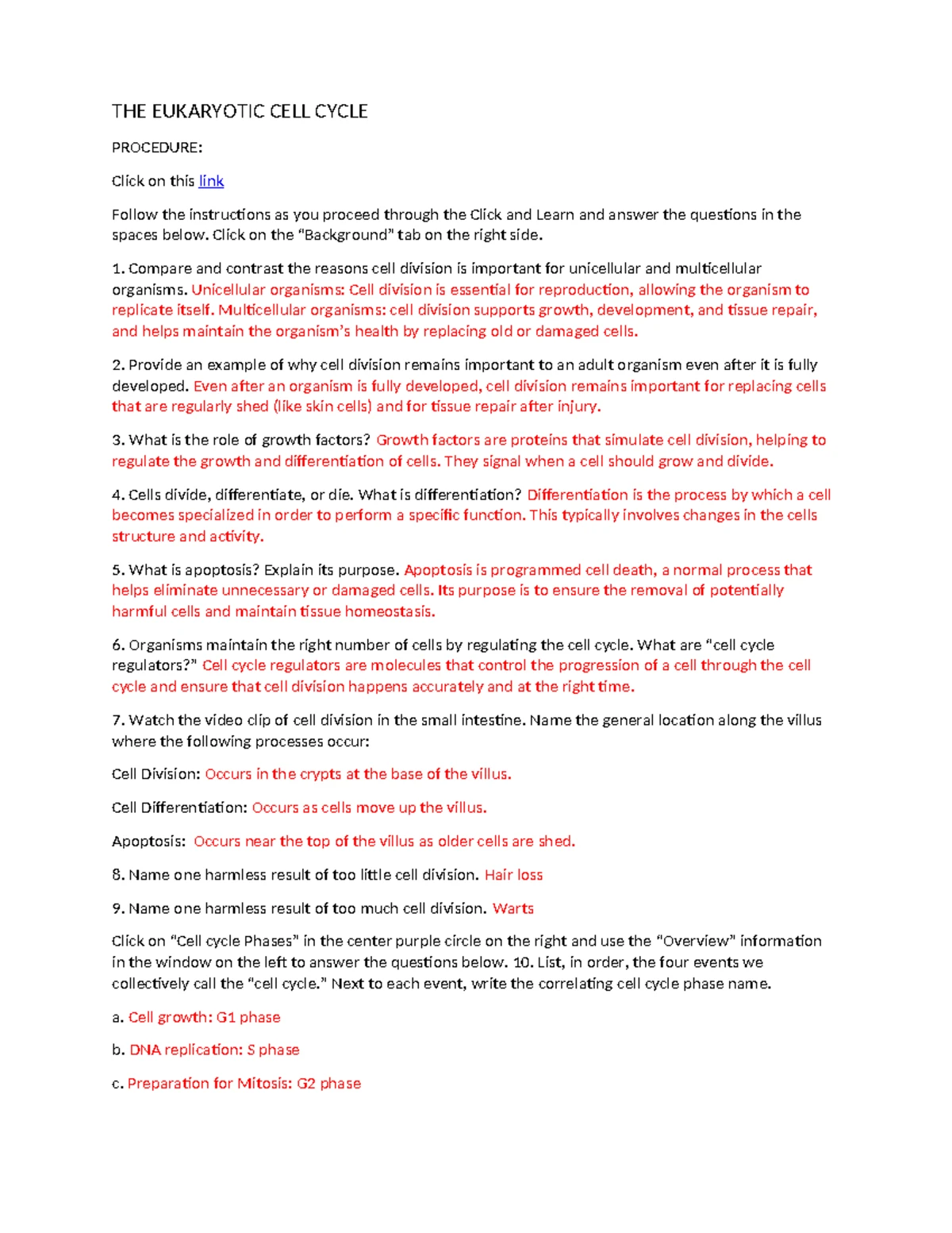 Cell Membranes & Transport: Cell Defense Overview & Activities - Studocu