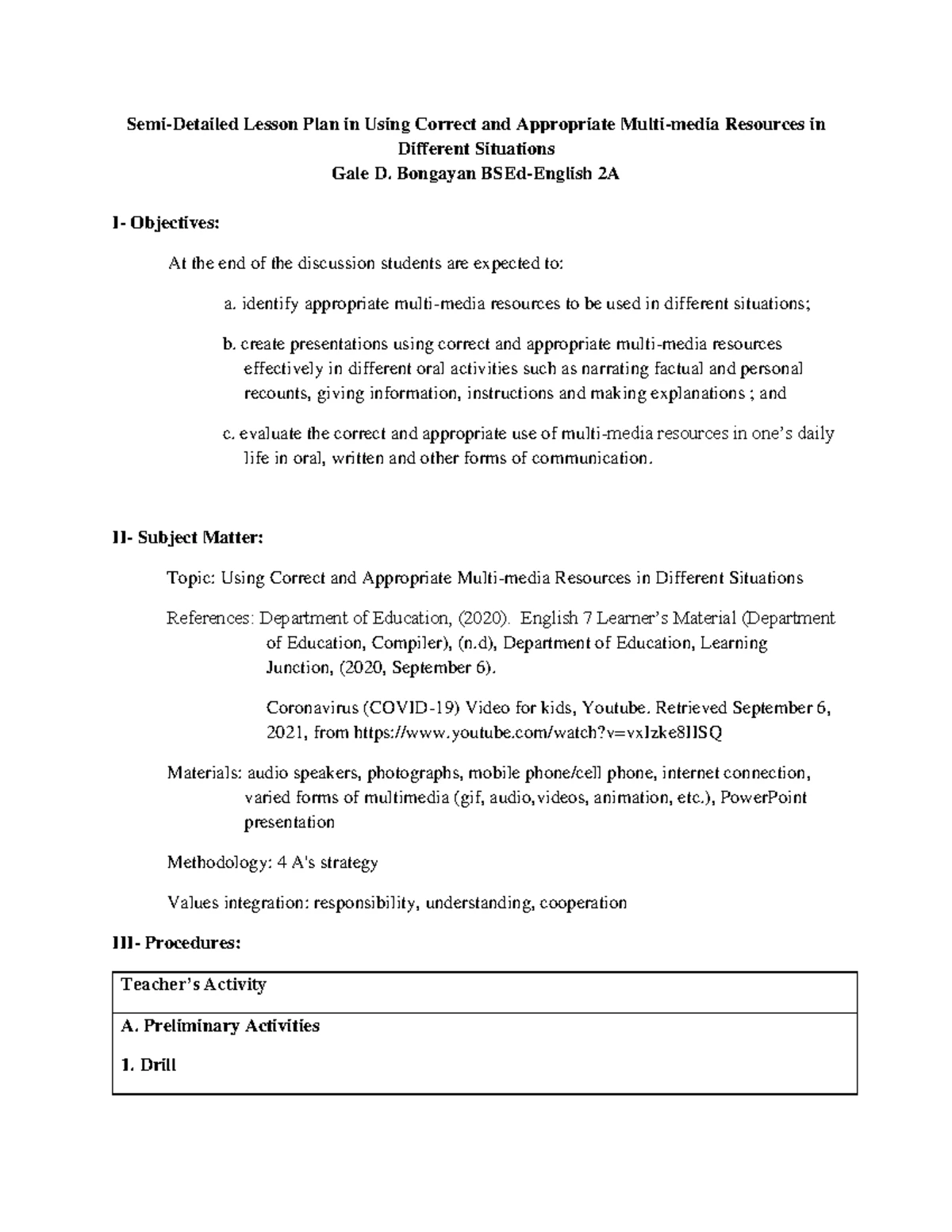 DLP 2: Lesson Plan on Measures of Central Tendency for Grade 11 - Studocu