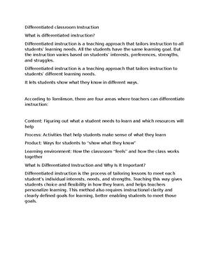 5A's and 4A's Lesson Plan: A Comprehensive Educational Guide - Studocu