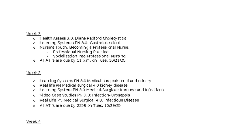 ATIs Med Surg 2.0: Comprehensive Notes for Nursing Assessments - Studocu