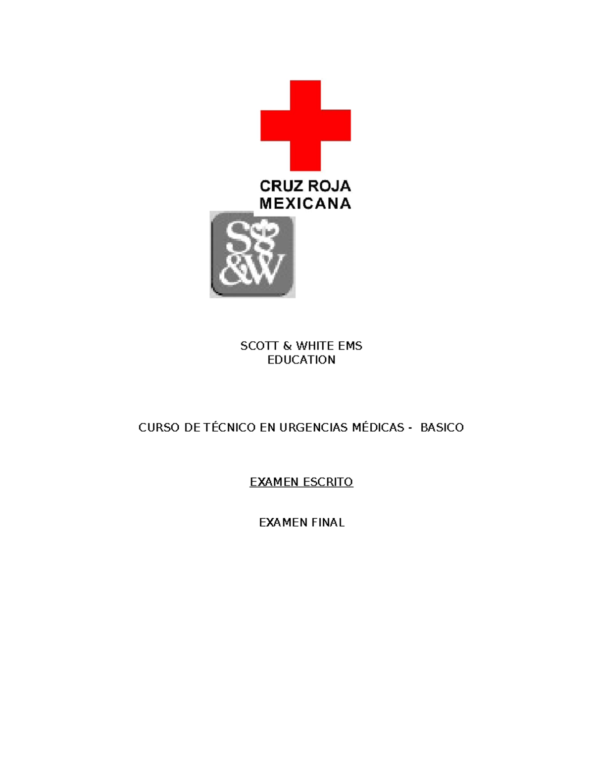 TUM 432893199 Final Exam Study Guide: Medical Emergencies Basics - Studocu