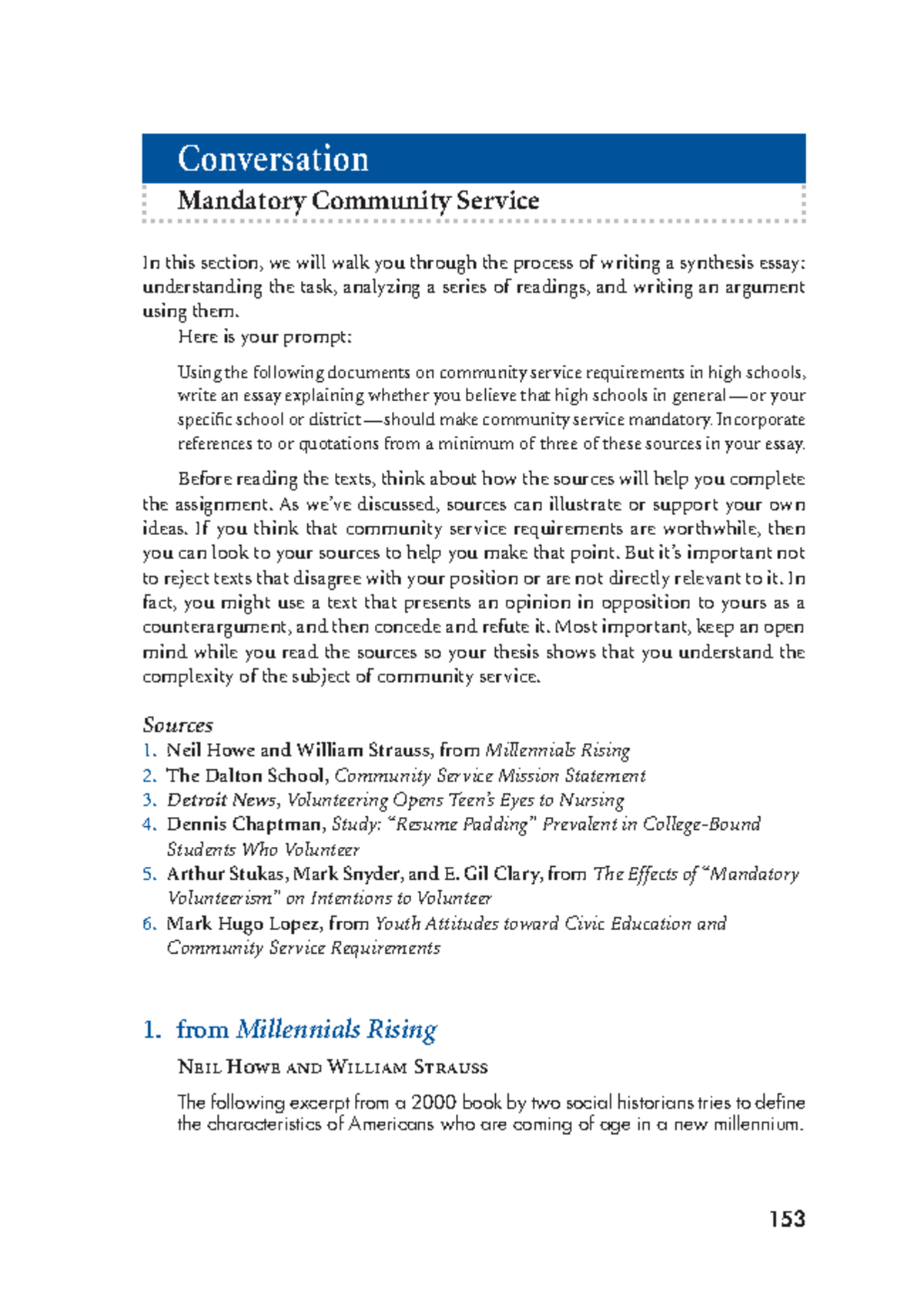 191-200 - AP LANG Guide to Writing a Synthesis Essay on Community ...
