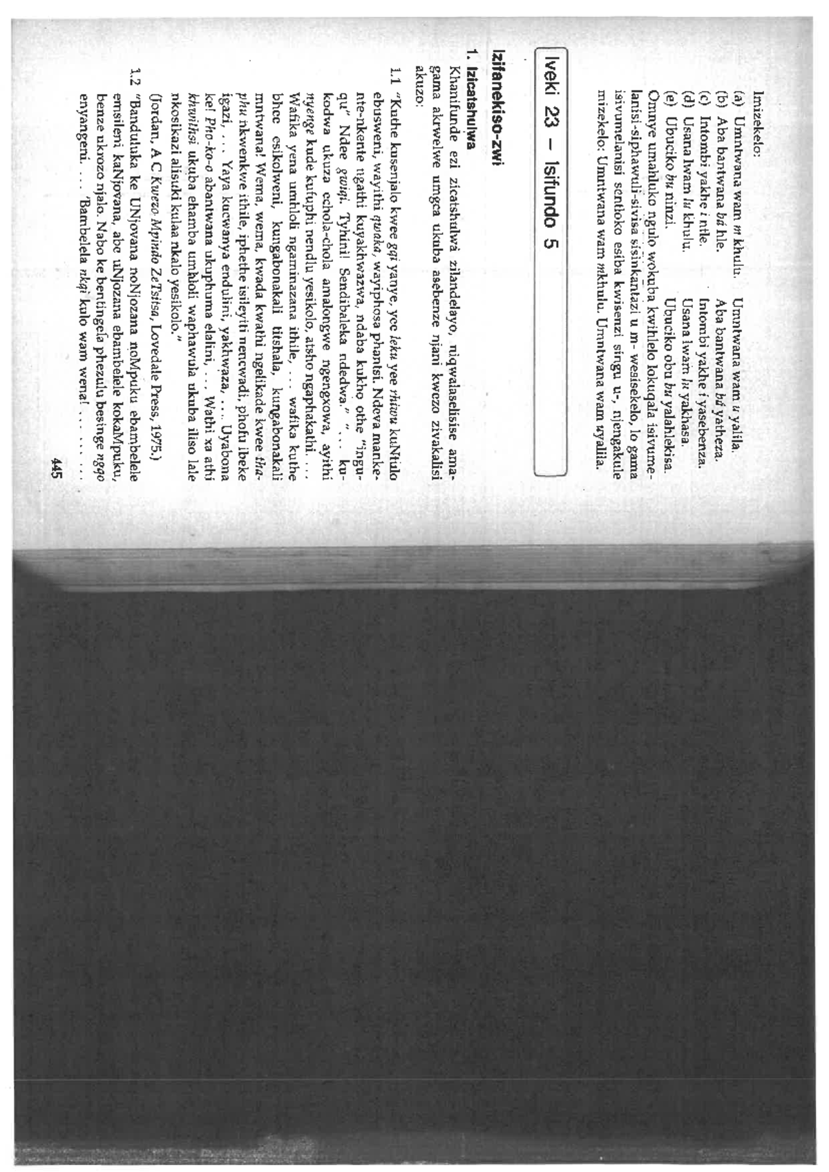 SKM 450i26012010 060 - Izifundo ZesiXhosa: Imizekelo Nezincoko - Studocu