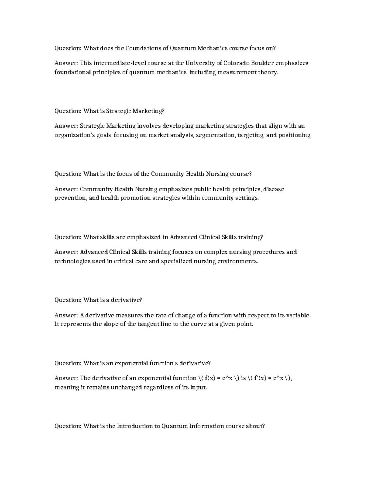 ENGL 1010 Final Essay Notes: Foundations of Quantum Mechanics & More ...