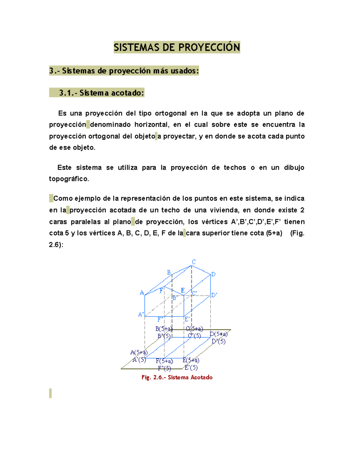 SISTEMAS DE PROYECCIÓN: Tipos y Ejemplos en Geometría - Studocu