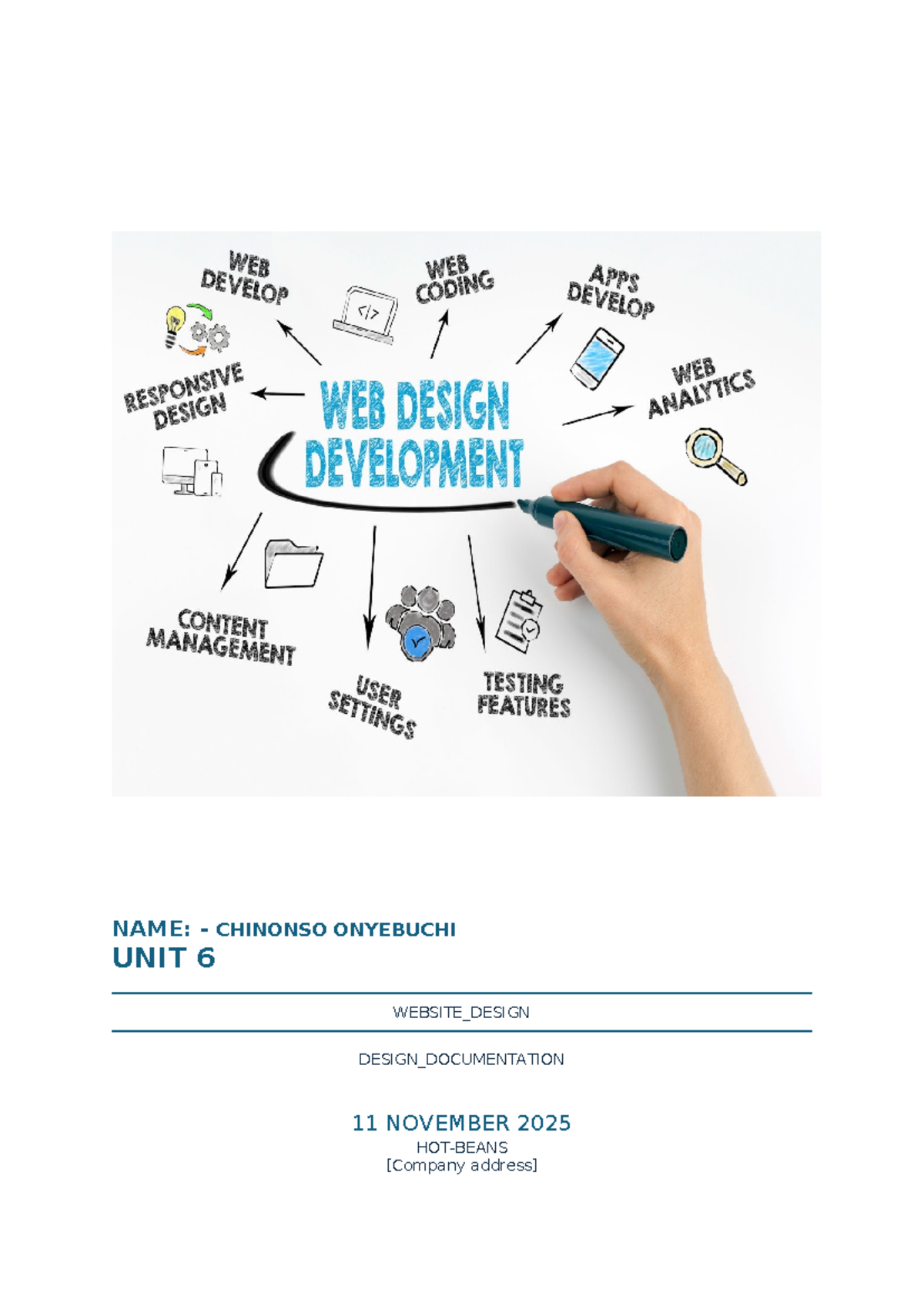UNIT 6 ASSIGNMENT 2: WEBSITE DESIGN DOCUMENTATION - Studocu