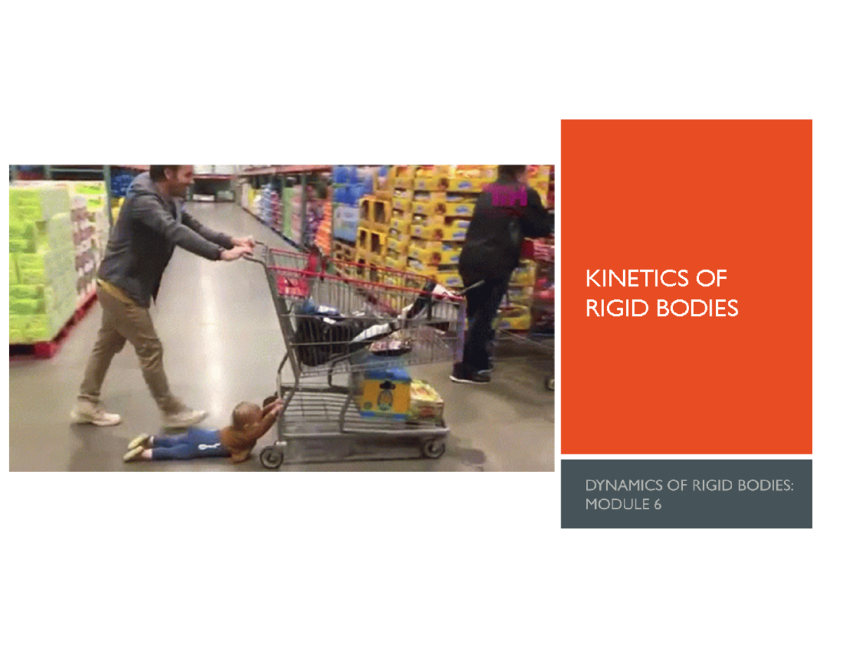 Module 6 - Kinetics of Rigid Bodies: FMA Method Explained - Studocu