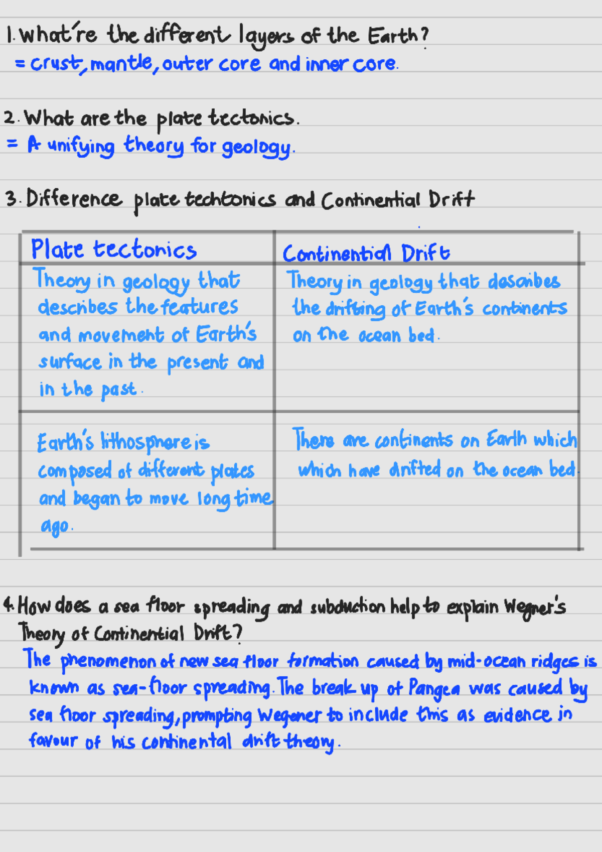 Plate Tectonics: An Overview of Earth's Dynamic Surface - Studocu