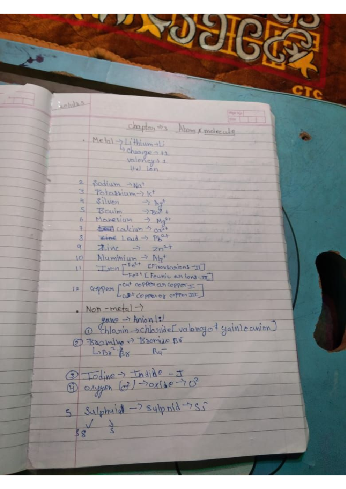Chemistry Work PDF: Chapter 03 - Atomic Structure & Ions (Chem 101 ...