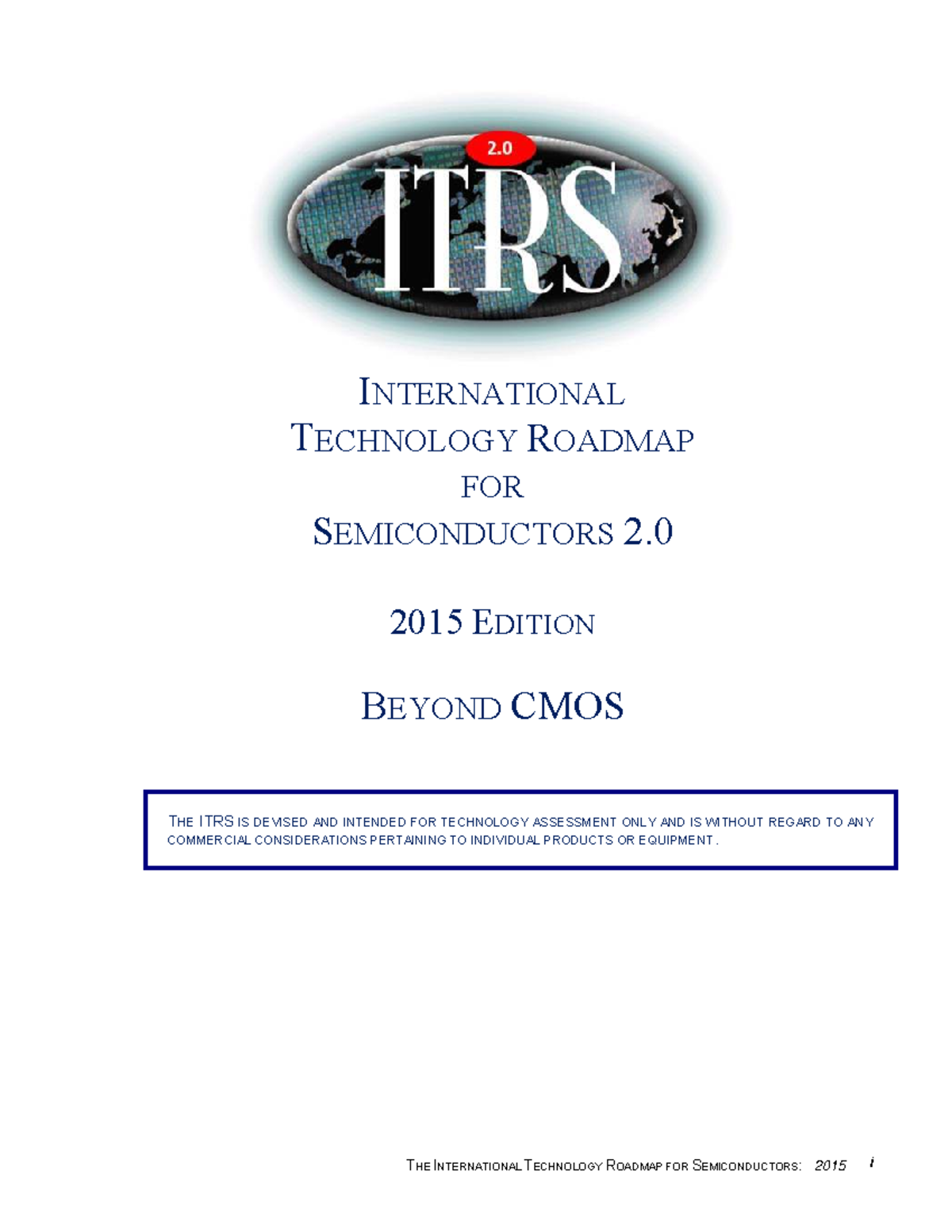 ITRS 2015: Emerging Research Devices Beyond CMOS Technology - Studocu