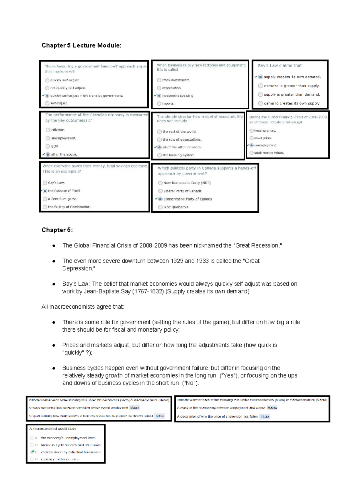 Chapter 5 Lecture: The Global Financial Crisis Explained - Studocu
